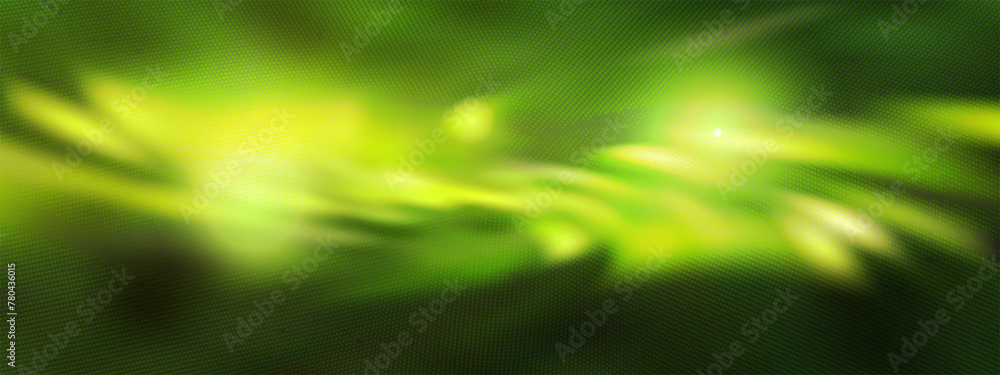 Acid green neon nusic disco club bg with halftone dot pattern. Abstract ...