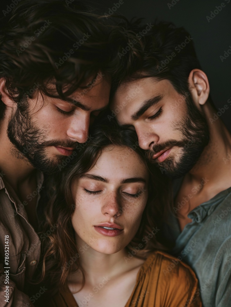 Polyamorous triad involves mutually and transparently loving and ...