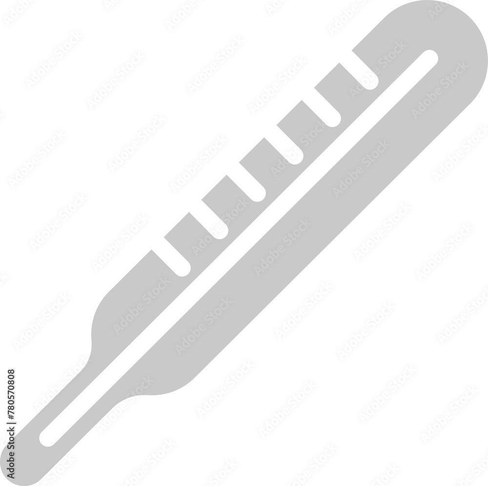 thermometer icon on transparent, png. thermometer icon trendy and ...