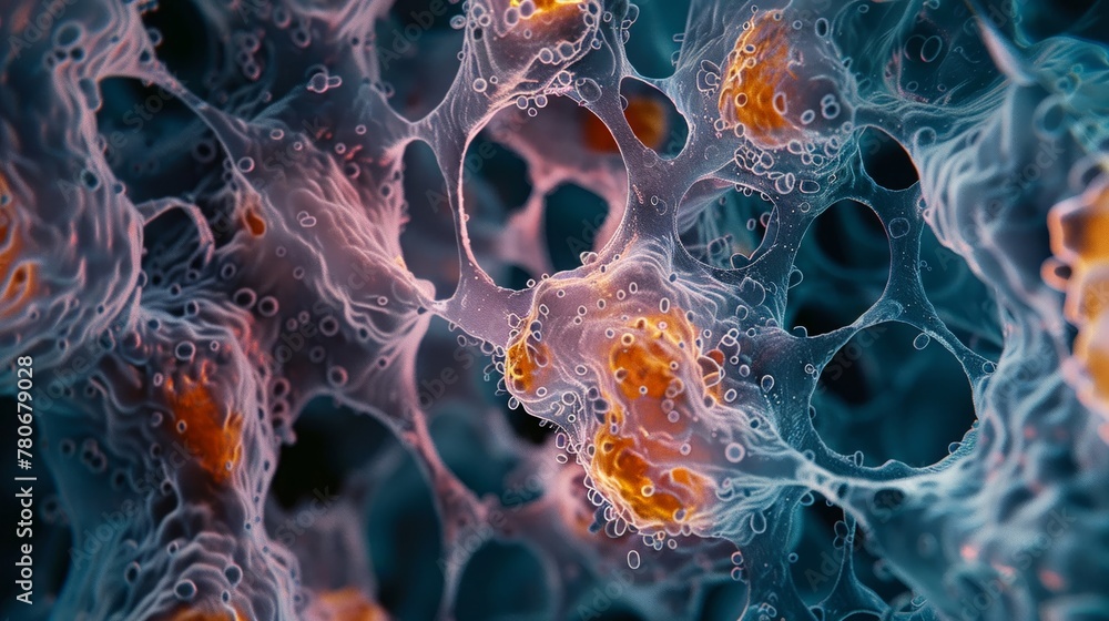 Electron microscopy , professional color grading Stock Illustration ...