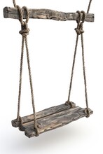 Rustic Wooden Swing Free Stock Photo - Public Domain Pictures
