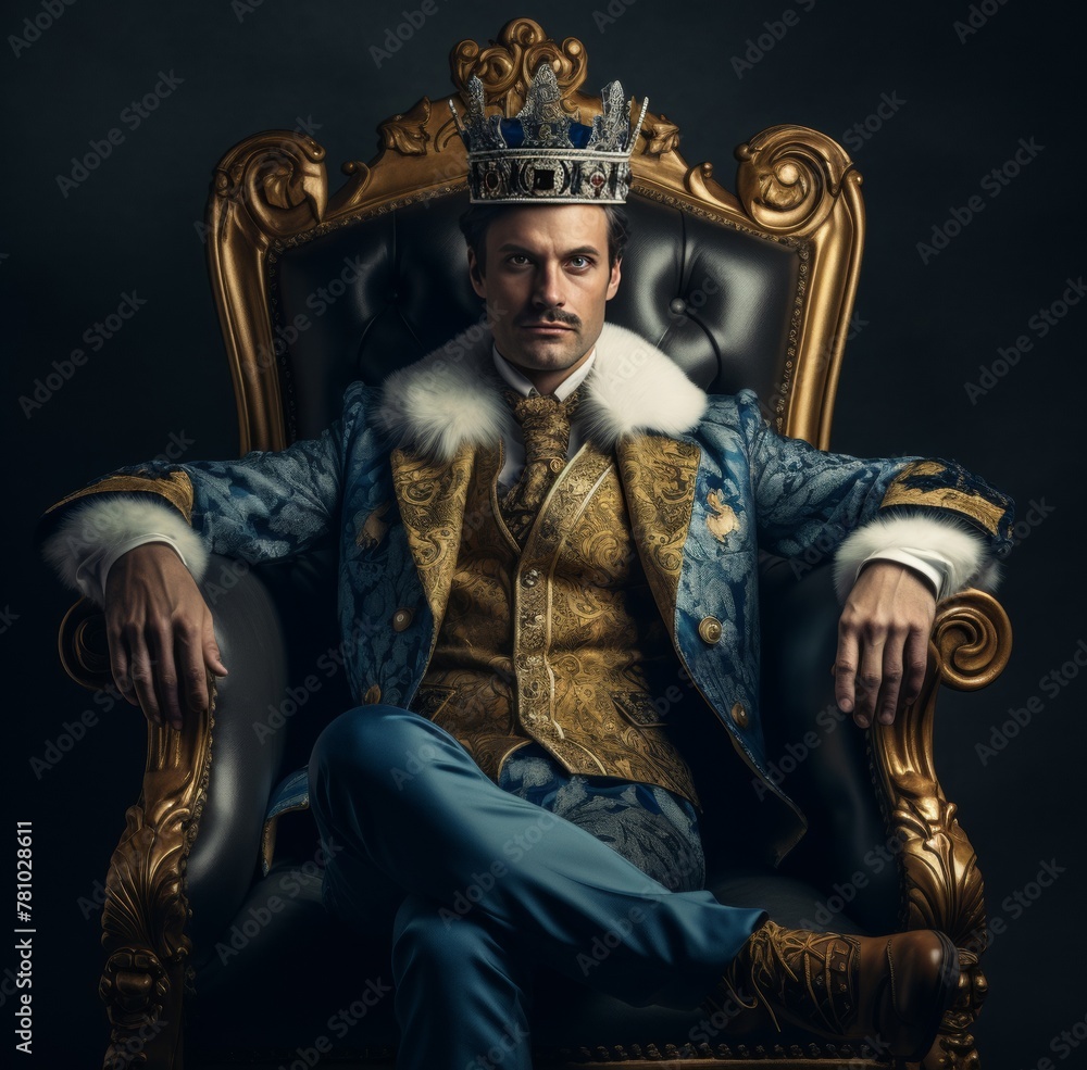 Experience regal authority in a Vintage feeling Style photo shot of a ...
