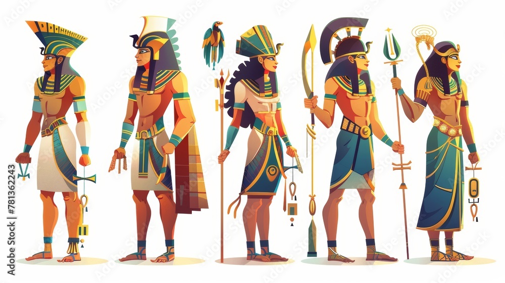Pharaoh and Cleopatra, temples of the ancient Egyptian gods Amun ...