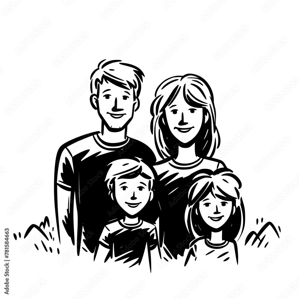 Vector de Stock stick family svg bundle, stick family clipart, stick ...