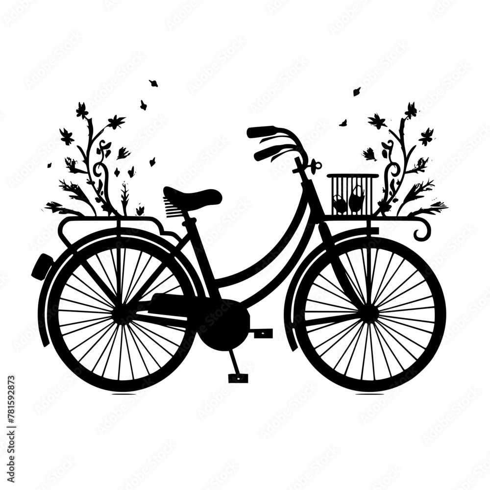 Bicycle SVG, Bike SVG, Bicycle Cut File, Bike Cut File, Bicycle Vector ...