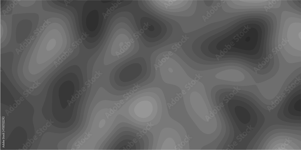 Gray Stylized topographic contour map. Geography scheme and terrain ...
