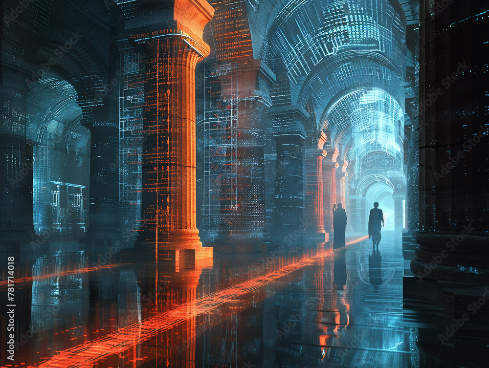 Forbidden technology, lost blueprints, unraveling secrets, envisioning ...