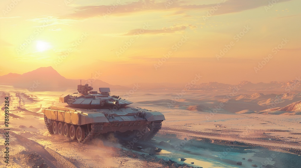 Armored Tank: Heavy Armor and Firepower in Military Warfare Stock ...