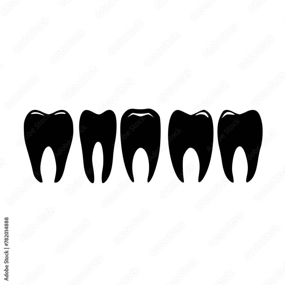 Vector de Stock Smiling Tooth Svg, Tooth with Face Svg, Dentist Svg ...