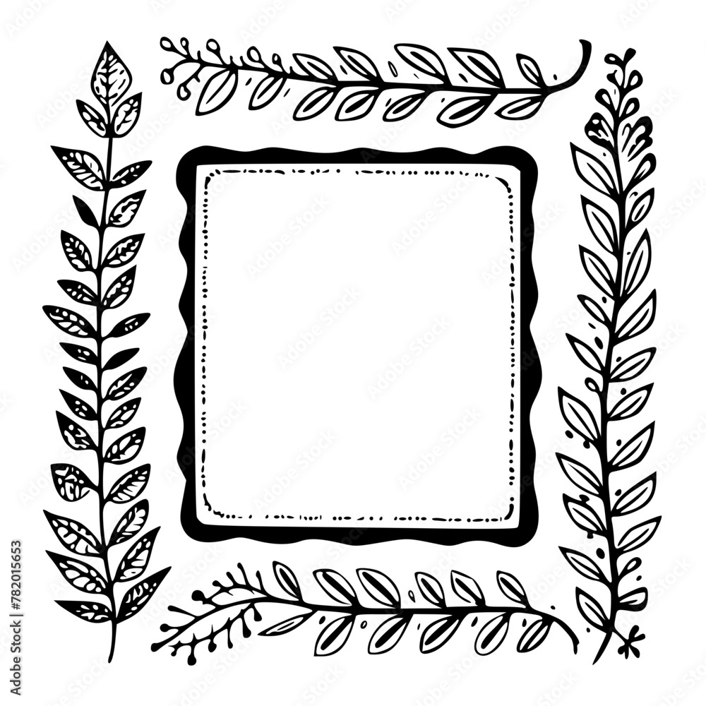 Double Frame SVG, Square Frame Bundle, Double Border, Rectangle, Circle ...