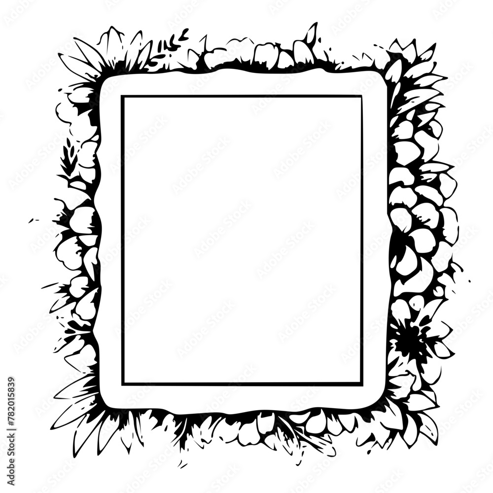 Double Frame SVG, Square Frame Bundle, Double Border, Rectangle, Circle ...