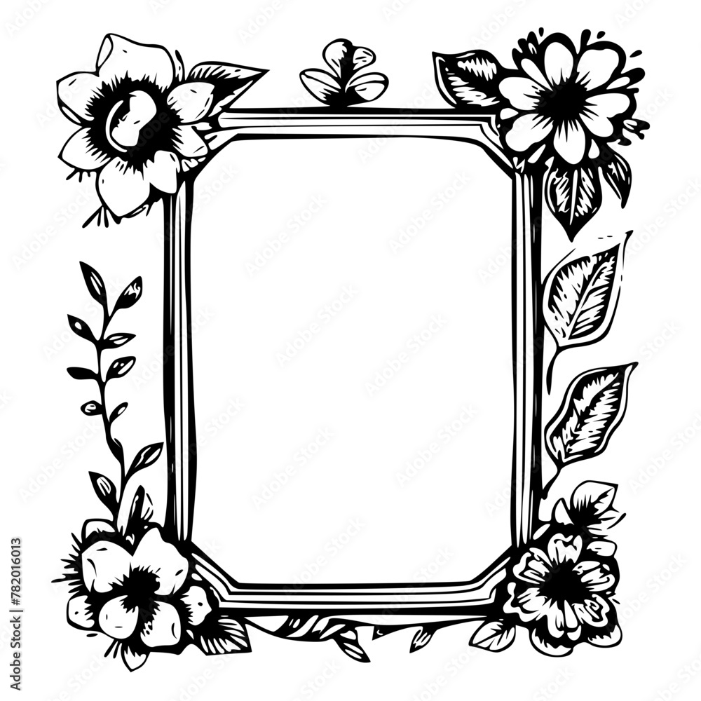 Double Frame SVG, Square Frame Bundle, Double Border, Rectangle, Circle ...