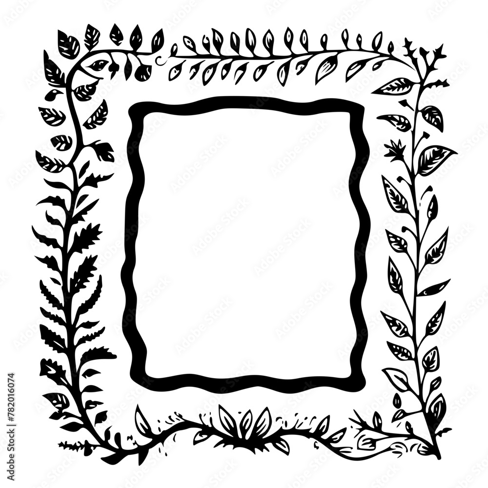 Vektor Double Frame SVG, Square Frame Bundle, Double Border, Rectangle ...