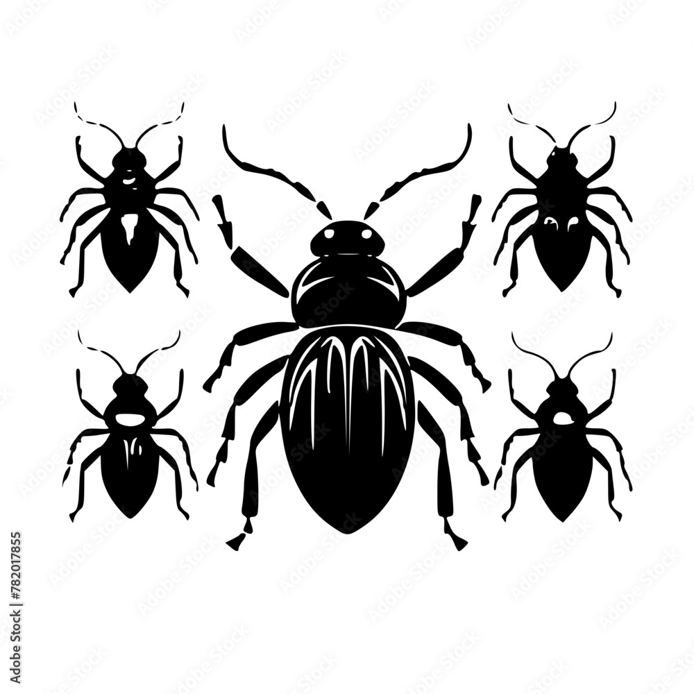 Image vectorielle Stock bug svg, beetle svg, svg bundle, insects svg ...