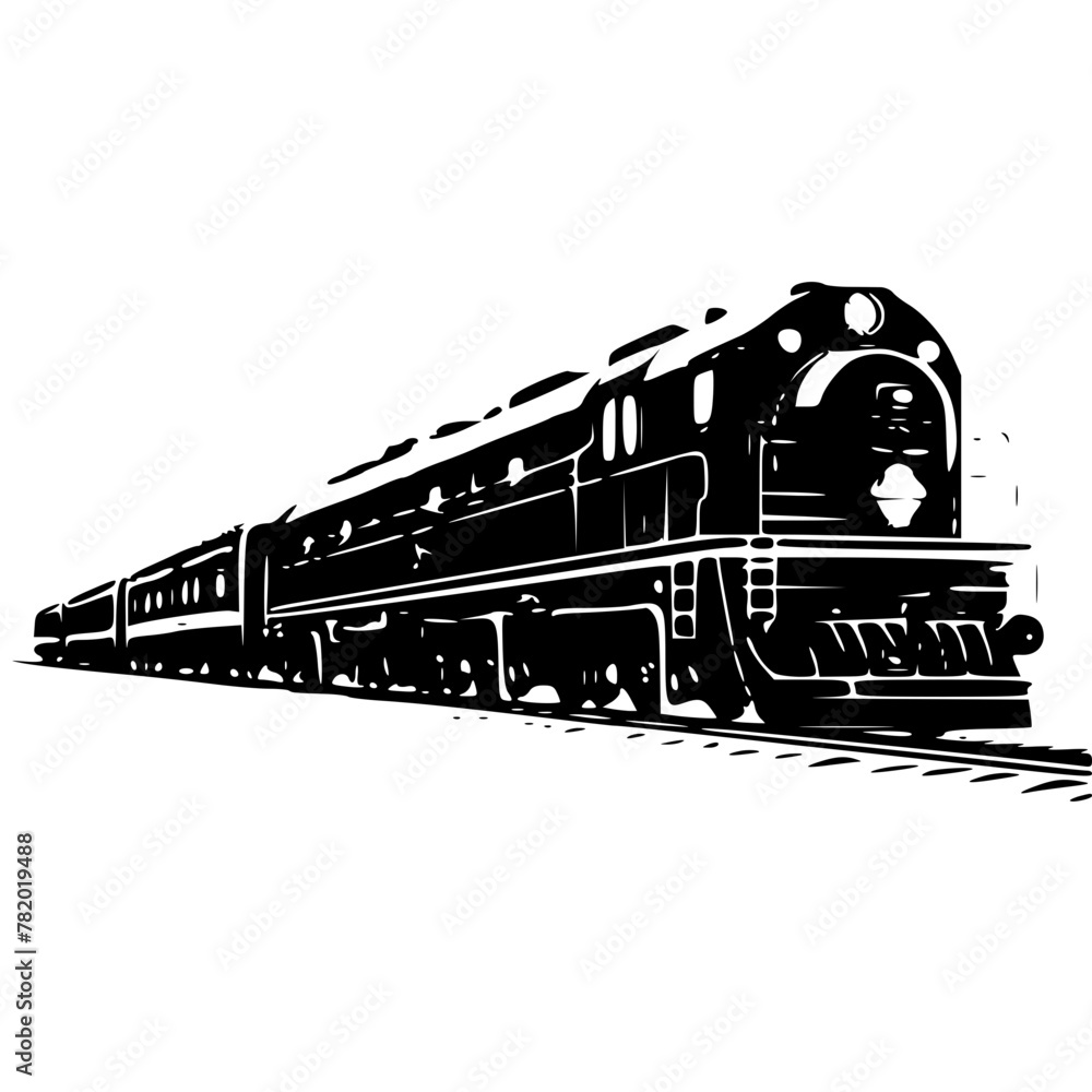 Vector de Stock locomotive cut file, kids clipart, choo choo svg, train ...