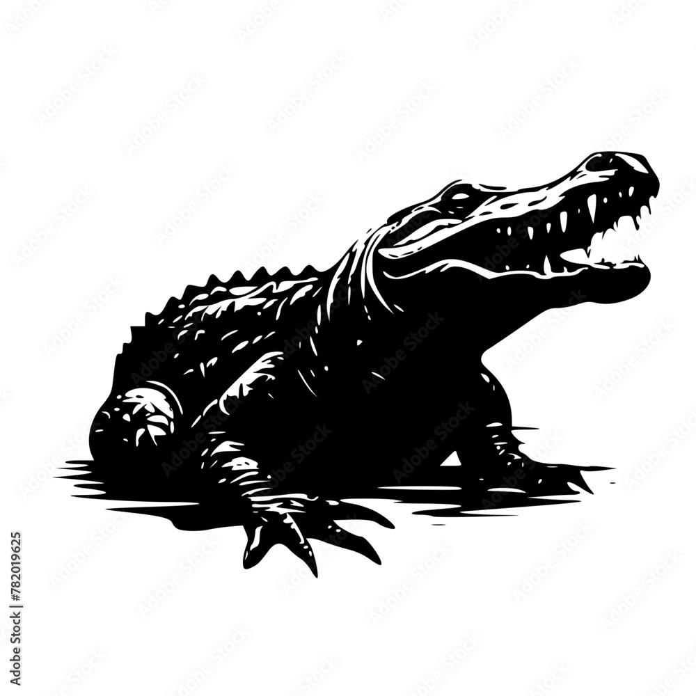 Alligator SVG Bundle, Reptile svg, Alligator dxf, Alligator png ...