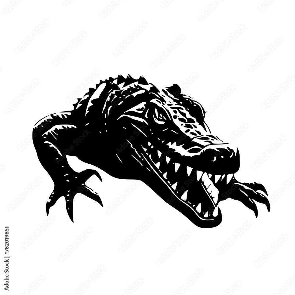 Alligator SVG Bundle, Reptile svg, Alligator dxf, Alligator png ...