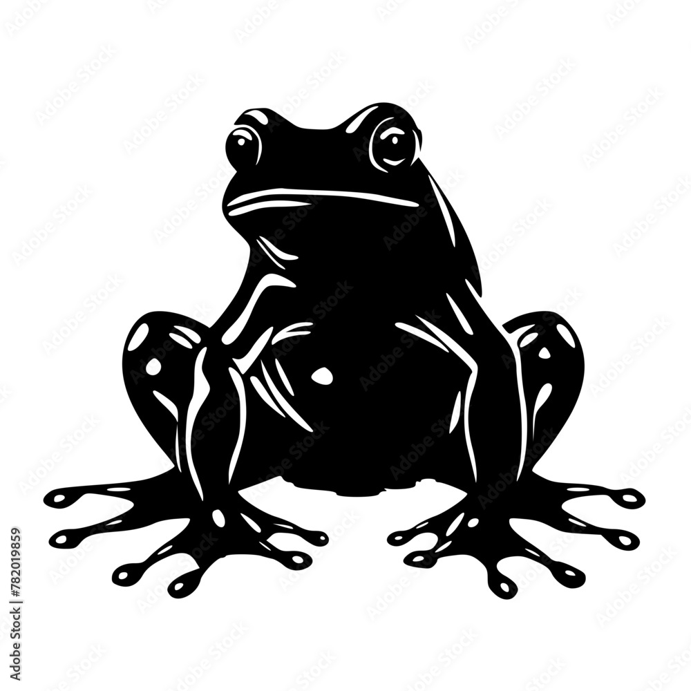 Image vectorielle Stock Frog Svg, Frog Clipart, Frog Files for Cricut ...
