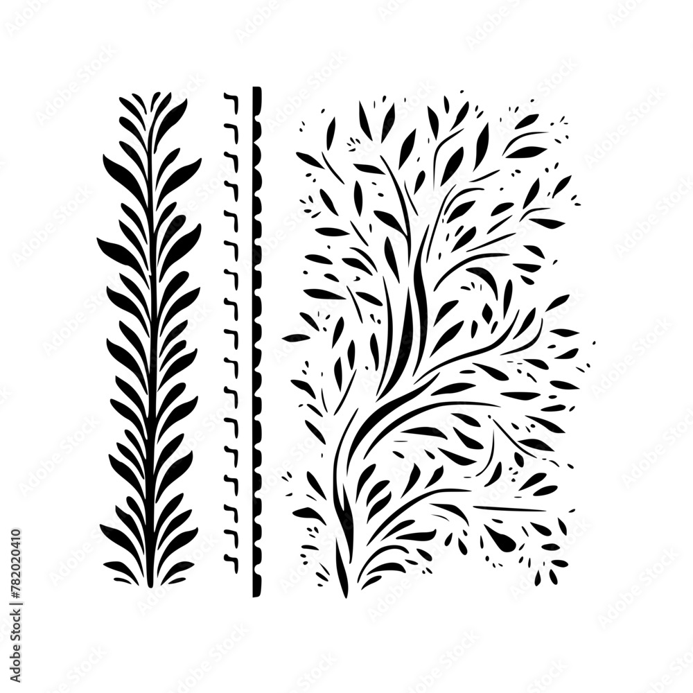 Image vectorielle Stock Text Frame Monograms Svg Bundle, Floral Frames ...