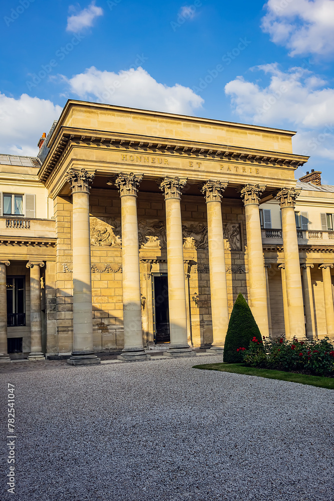 Palace of Legion of Honor (Palais de la Legion d'Honneur) in historic ...