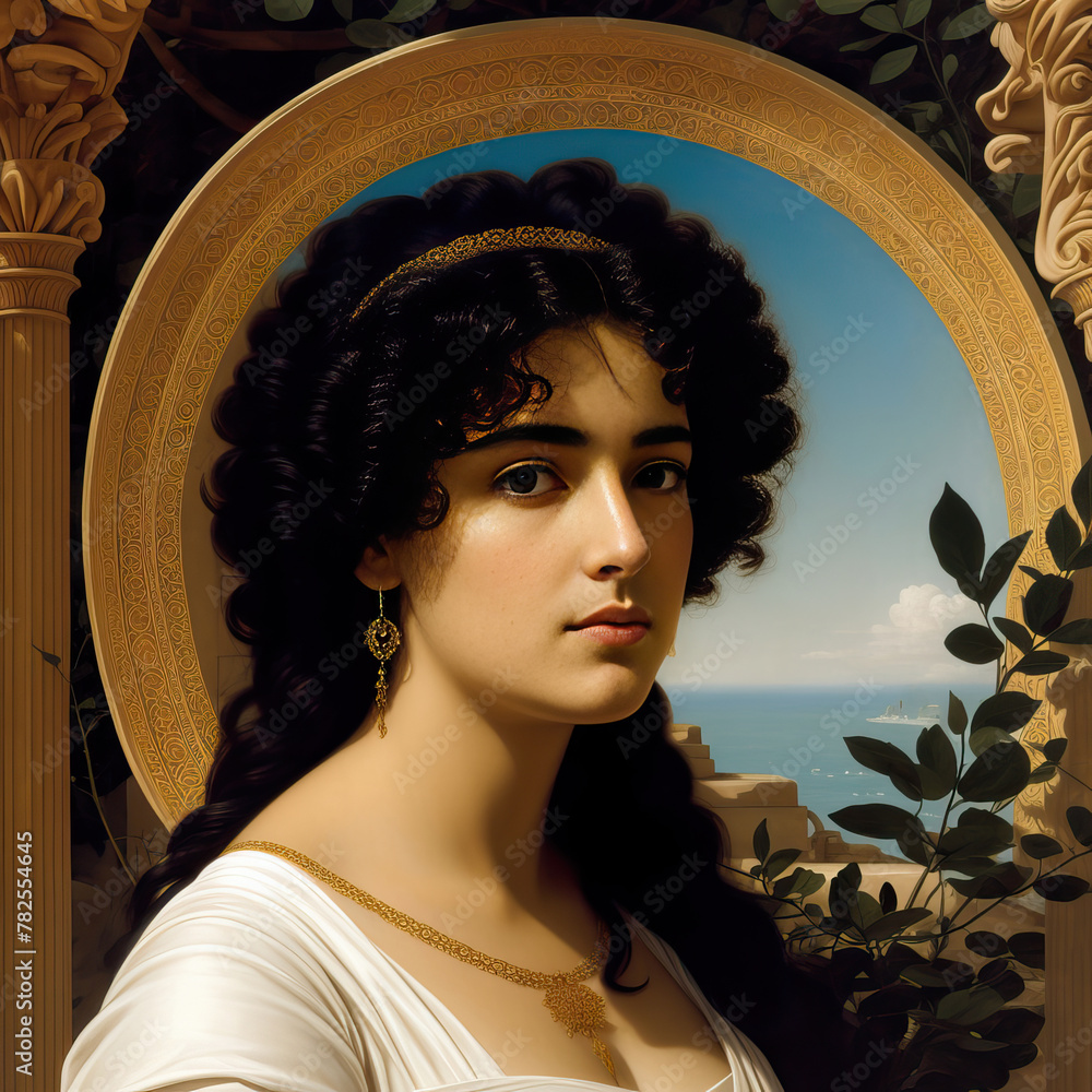 Stock-Illustration „Sappho was one of the most important and famous ...