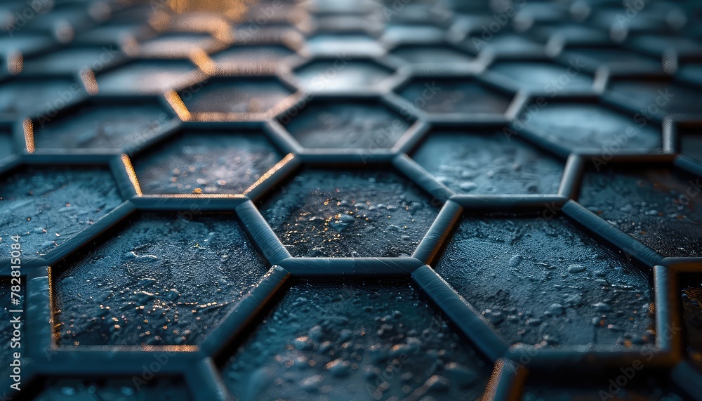 Hexagonal Grid Texture, Clean and modern, hexagonal grid textures ...