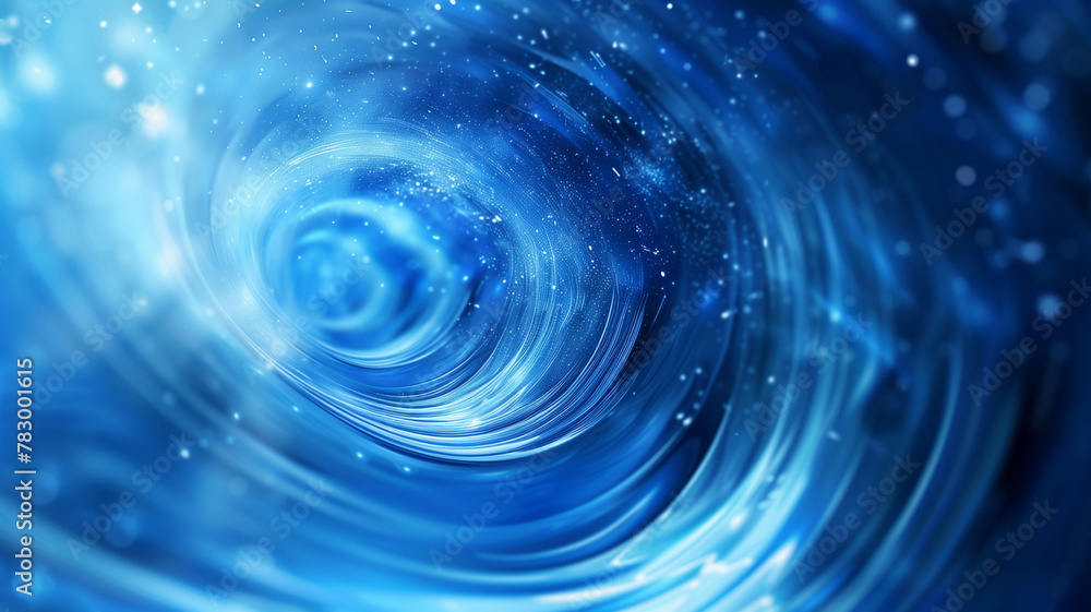 Vortex blue water background poster. Abstract concept banner. Digital ...