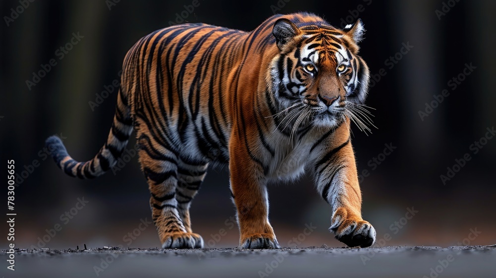 Sumatran Tiger in Natural Habitat. Panthera tigris sumatrae Majestic ...