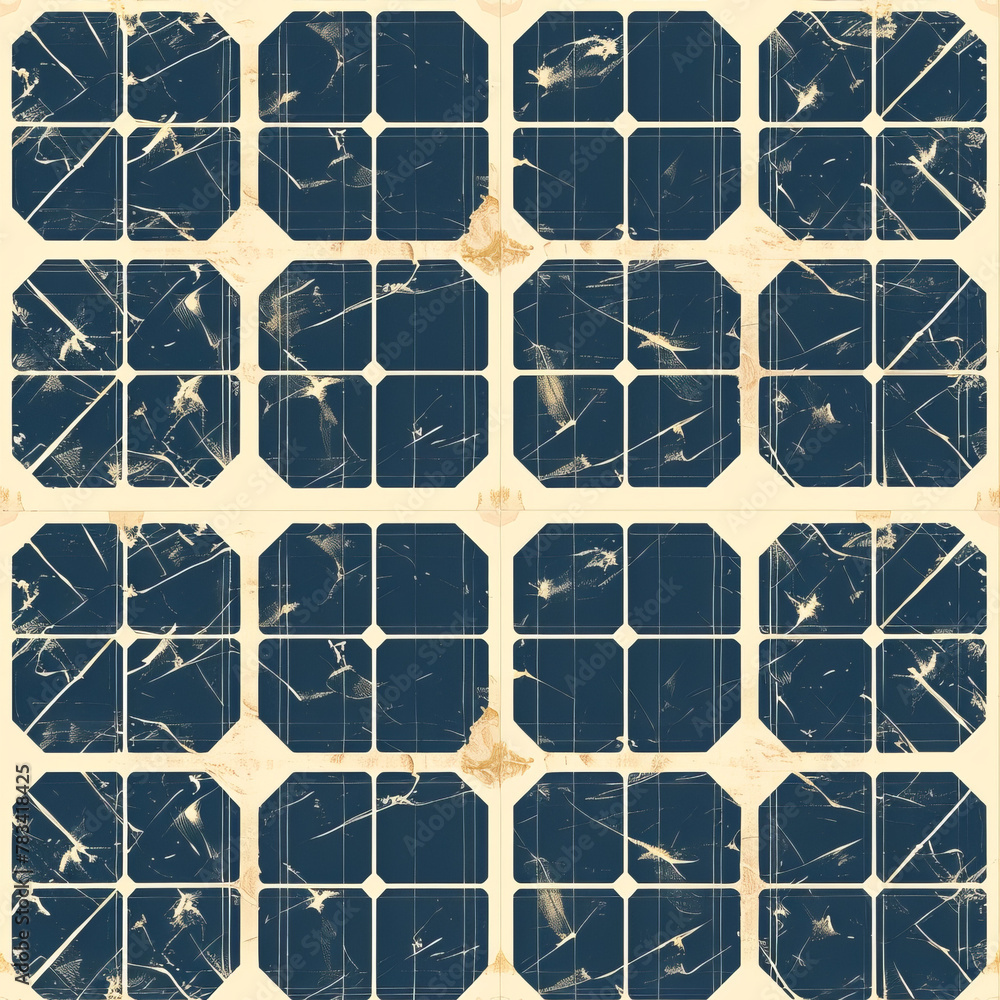 Solar Panel-Inspired Tile Design for Sustainable Architecture and green ...
