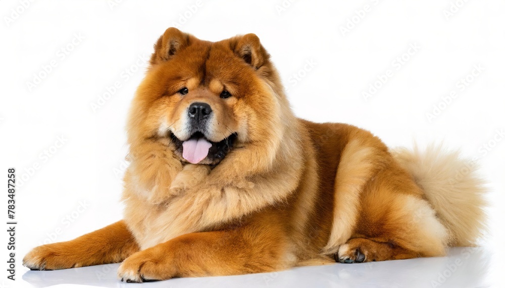 Chow Chow - Canis lupus familiaris - is a spitz type of dog breed ...