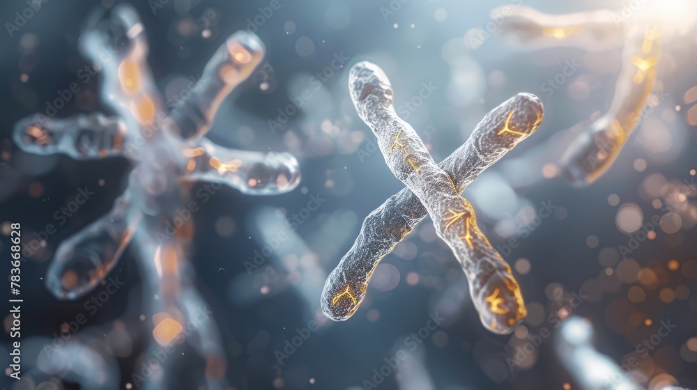 The X Chromosome illustration serves as a vital visual tool in medicine ...