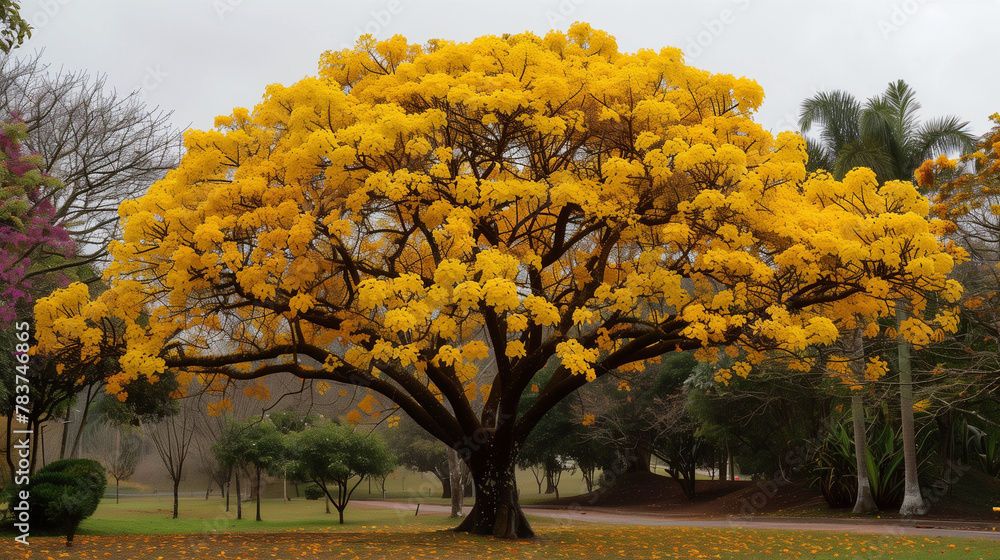The Yellow Ipê, is the popular name of almost 100 species of trees of ...