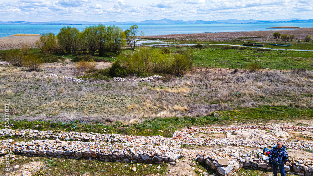 The scenic views of Kubadabad Palace was a complex of summer residences ...