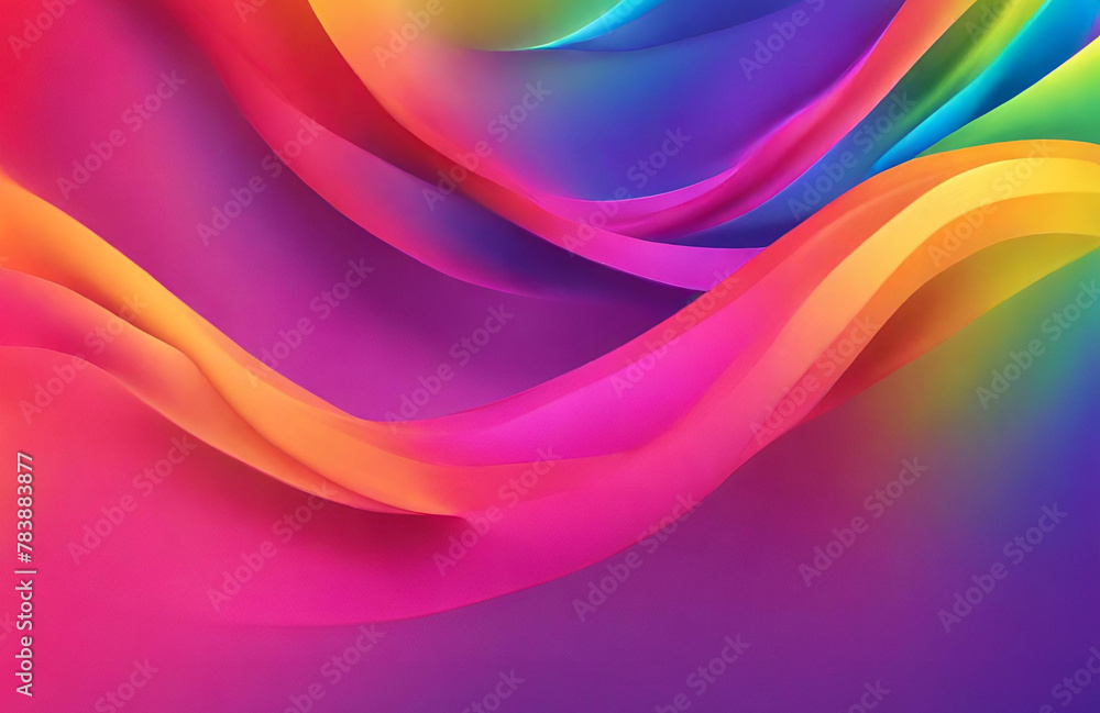 Light seven color Silk Waves Background Wallpapers cool wallpapers cute ...