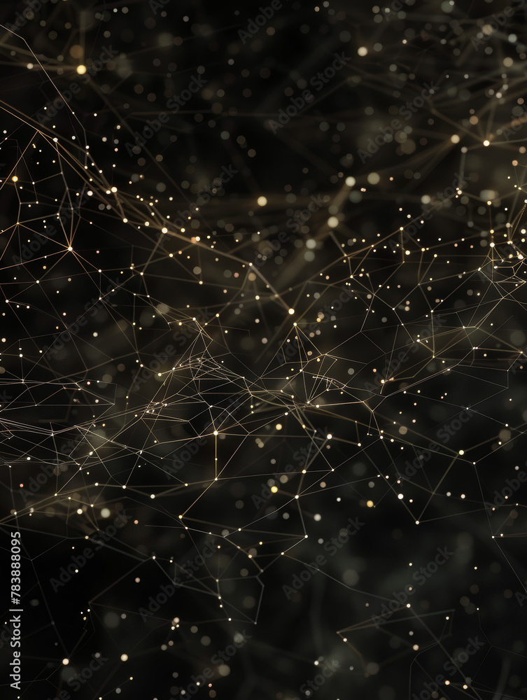 Interconnected Stars Symbolizing Unity and Harmony in the Universe ...