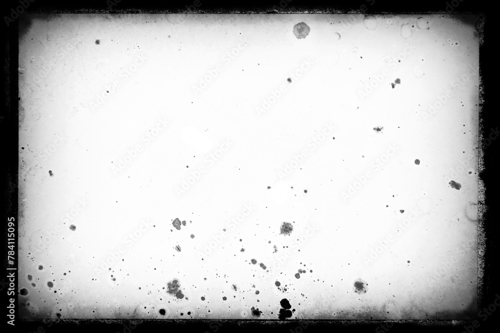 Vintage slide film frame of an old camera frame and vignetting with ...