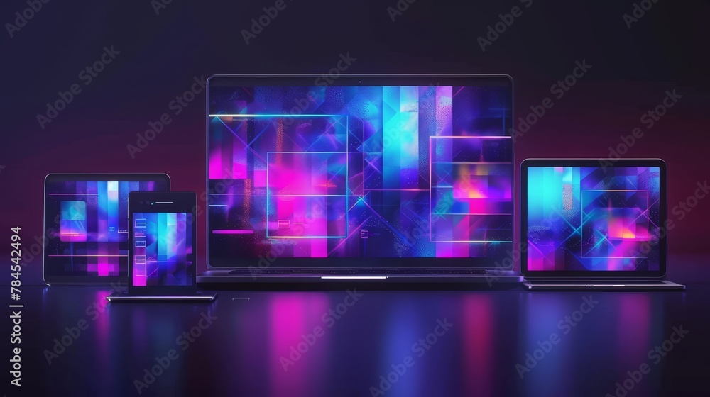 Creating a responsive internet site for multiple platforms. Building a mobile interface on ...
