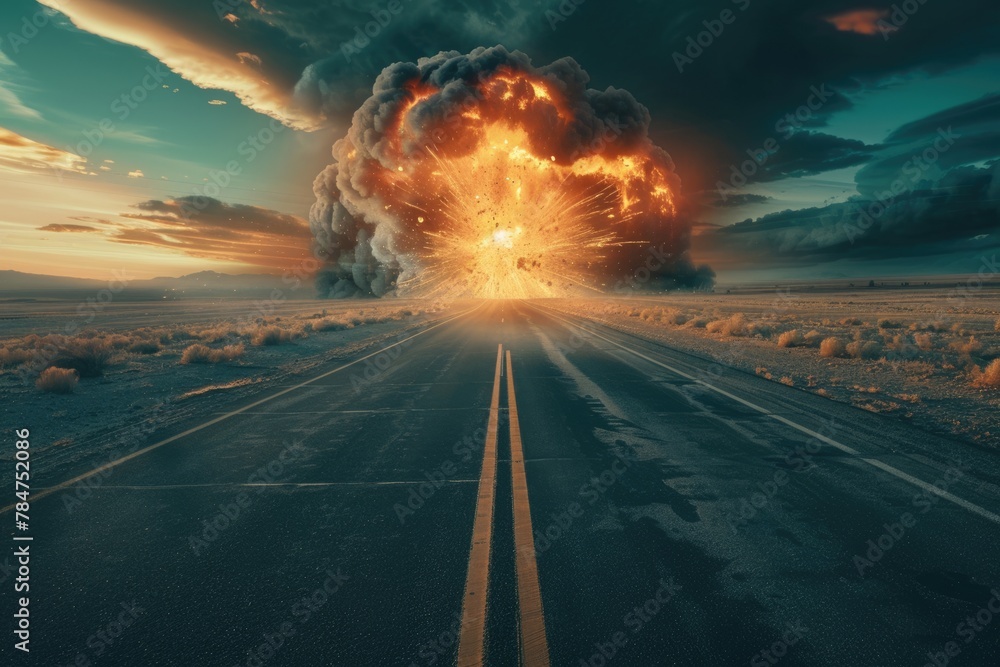 Nuclear Bomb Explosion: The Future of War on the Road to Destruction ...
