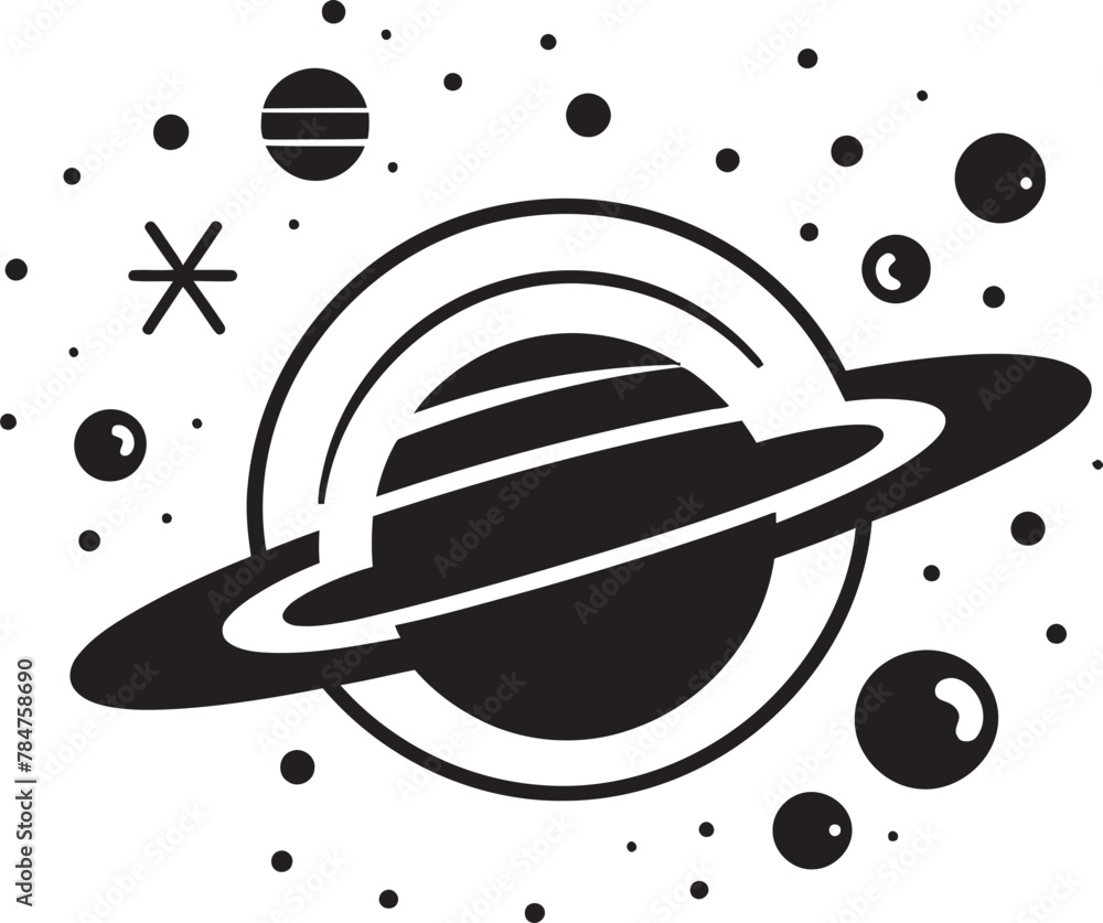 Astral Axis Vector Logo Design for Space Interstellar Insignia Iconic ...