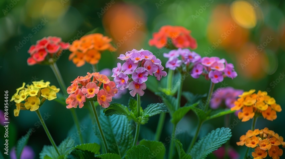 Lantana montevidensis, commonly called trailing lantana or purple ...