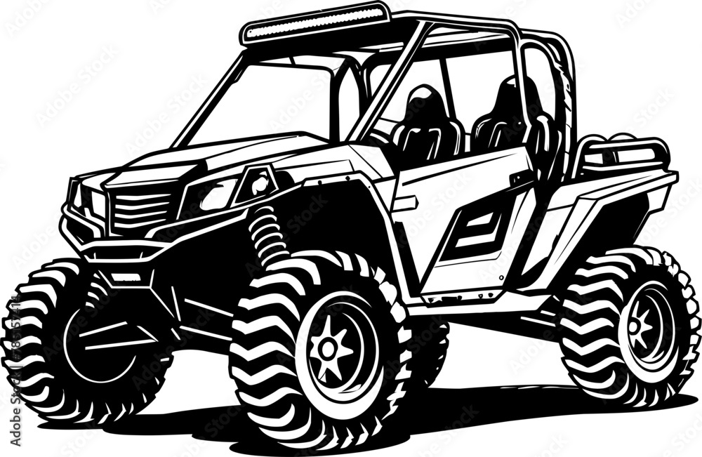 Off Road Maverick Emblematic UTV Design UTV Adventure Seeker Logo Icon ...