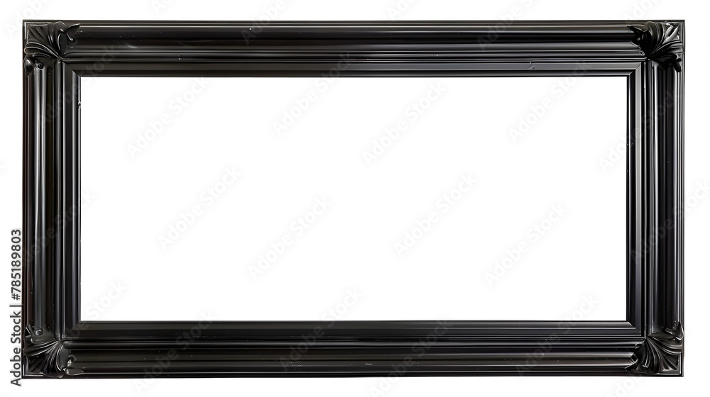 Refined Black Picture Frame, Designed for Landscape Imagery, With A ...