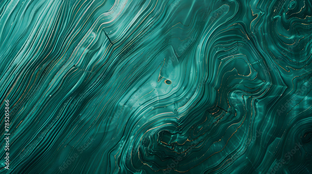 Emerald green marble effect created with fluid paint techniques ...