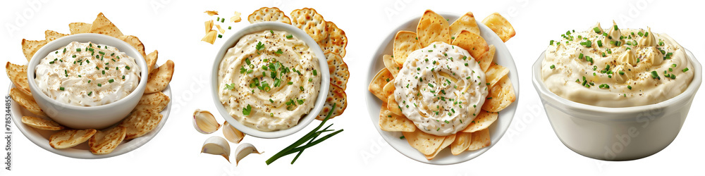 French Onion Dip clipart collection, symbol, logos, icons isolated on ...