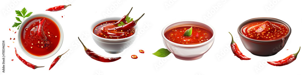 Sweet Chili Sauce clipart collection, symbol, logos, icons isolated on ...