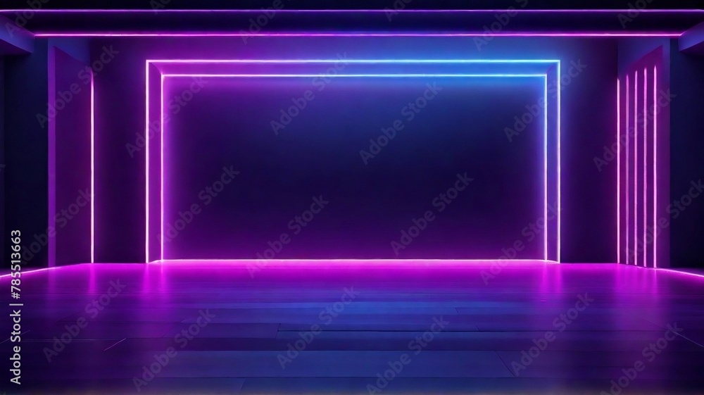 HD neon lights background wallpaper of dark blue, purple, and pink, a ...
