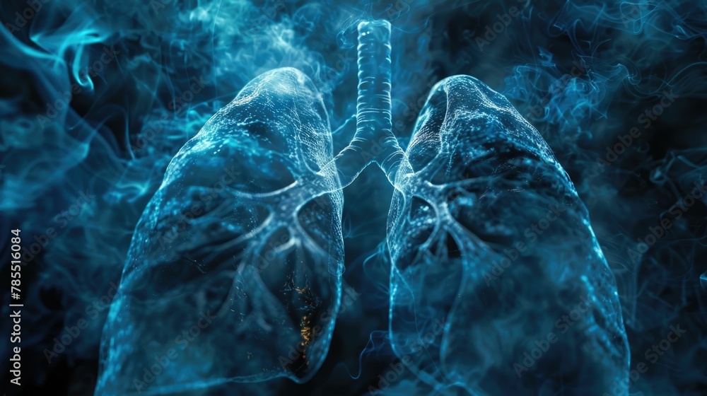 COPD Affected Lungs Compared to Healthy Ones Highlighting the Dangers ...