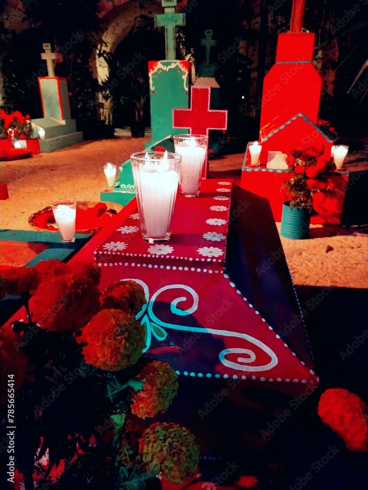 Photo Stock Dia De Los Muertos (Day of the Dead) celebrations in the ...