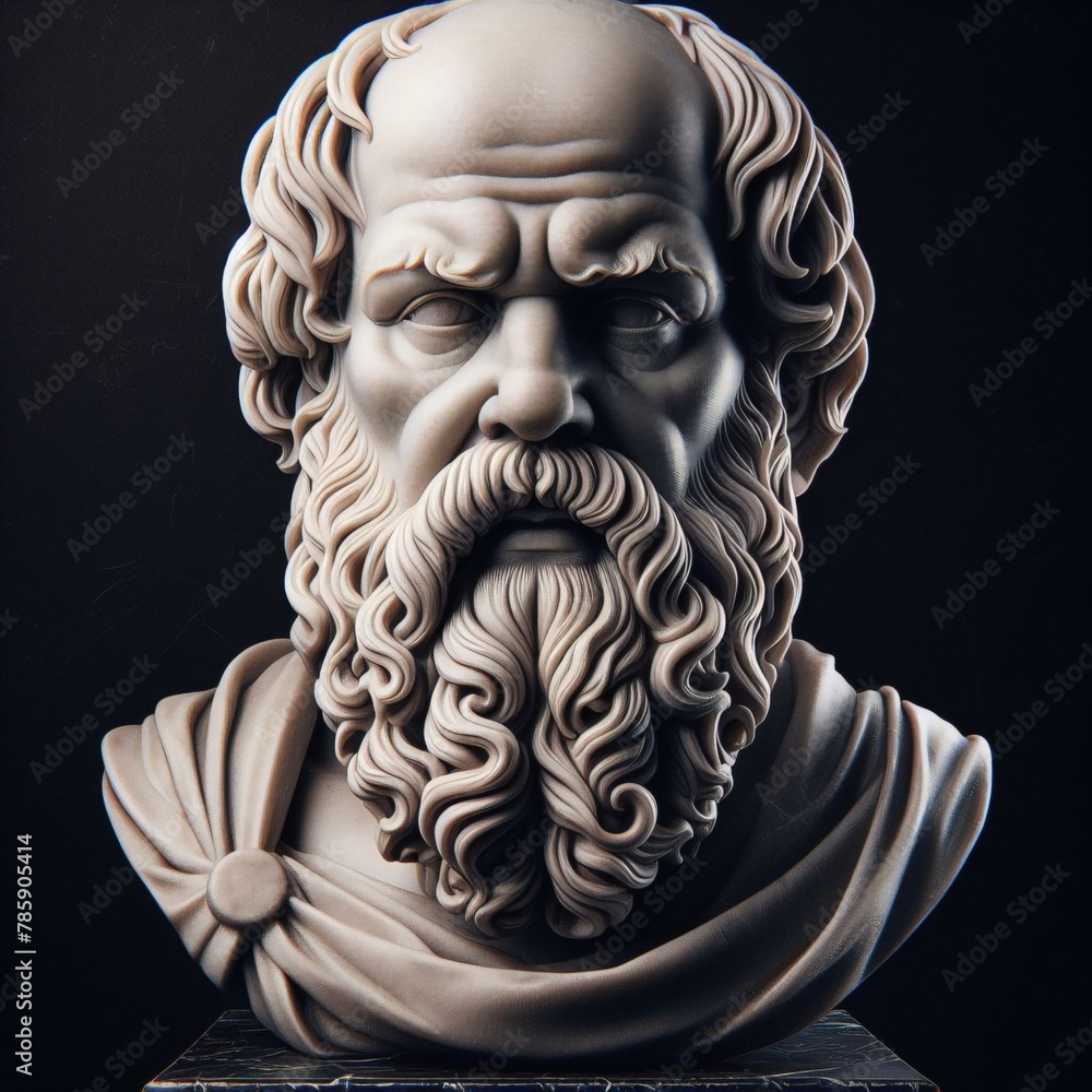 Socrates, Greek philosopher from Athens, founder of Western philosophy ...