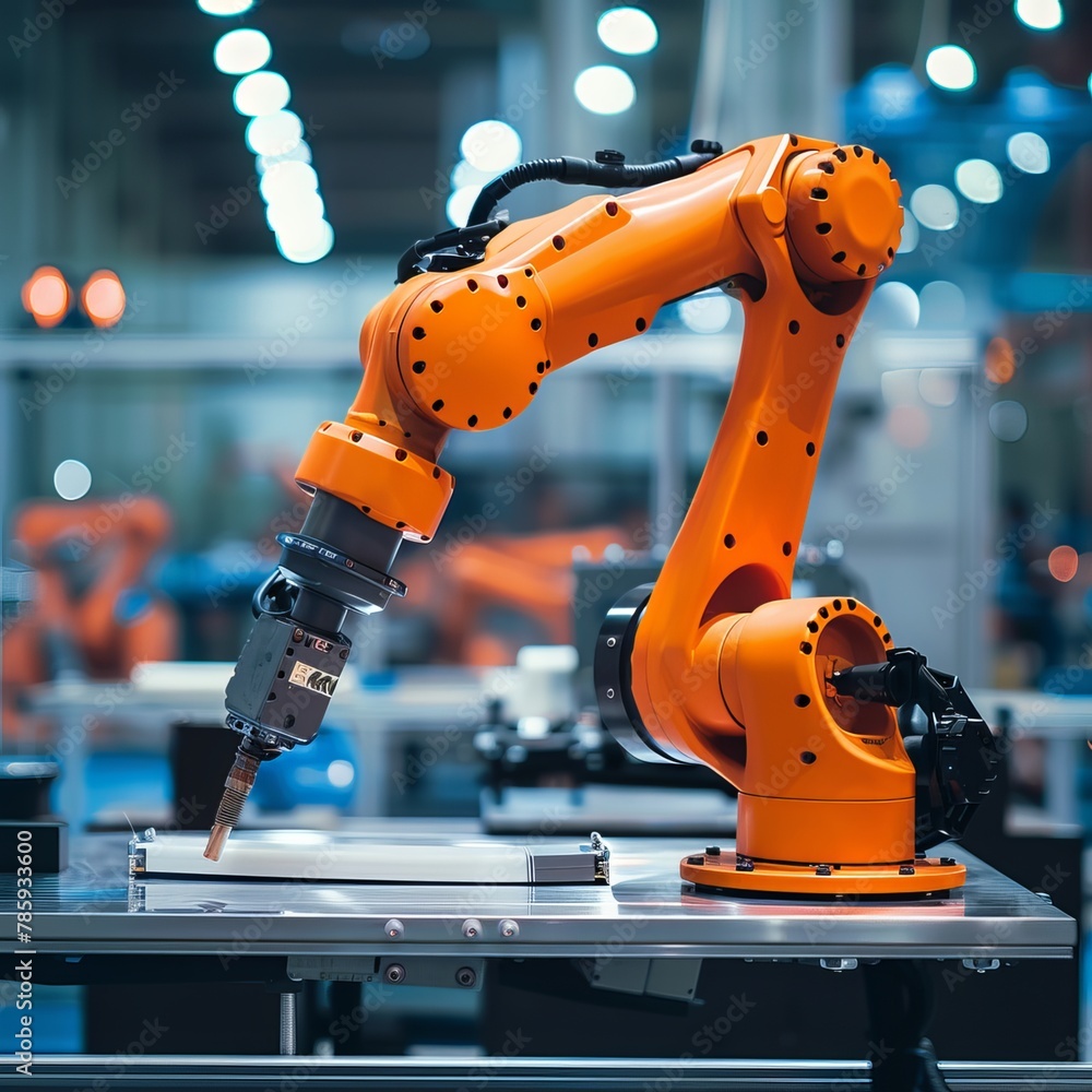 An XAI Advanced robot arm system tailored for digital industry and ...